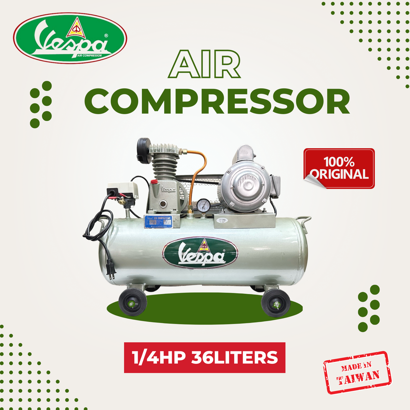 Vespa Air Compressor — SEPTFOUR INDUSTRIAL SUPPLY