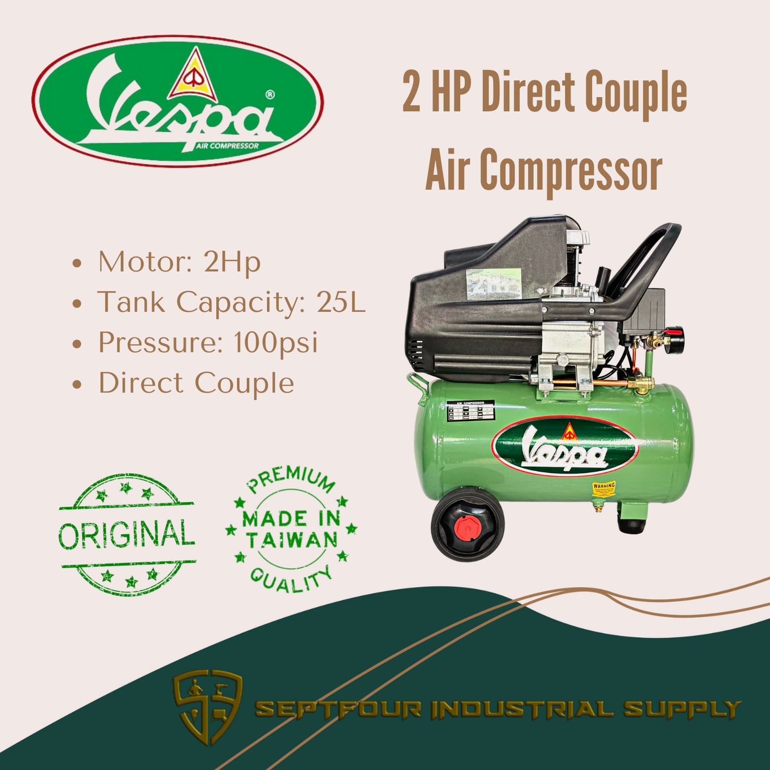 Vespa Air Compressor — SEPTFOUR INDUSTRIAL SUPPLY