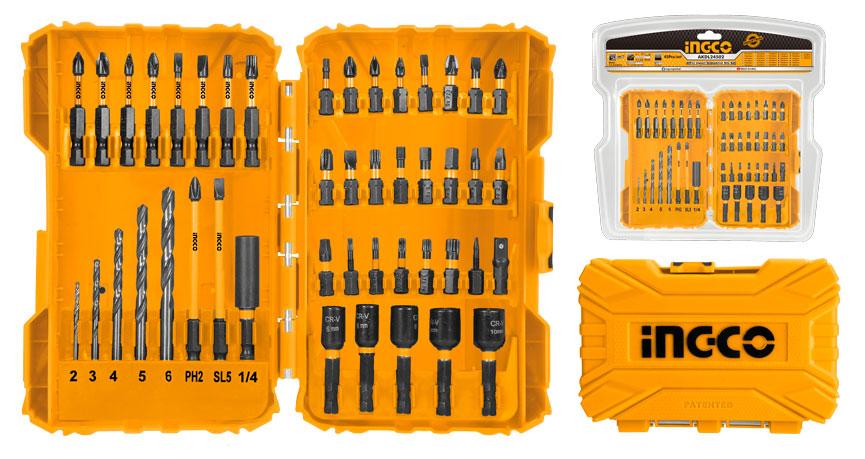 Ingco 45pcs Impact Screwdriver Bit Set AKDL24502 — SEPTFOUR INDUSTRIAL ...