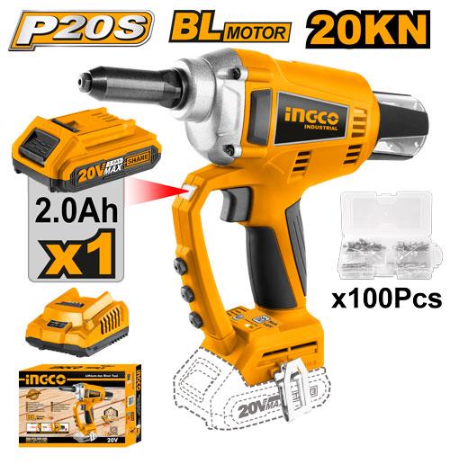 Ingco 20V Rivet Tool CRTLI20051 — SEPTFOUR INDUSTRIAL SUPPLY