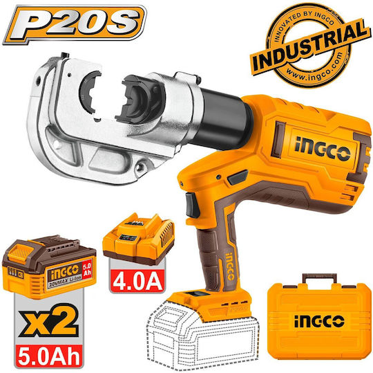 Ingco 20V Cordless Hydraulic Crimp Tool CTLI2005 — SEPTFOUR INDUSTRIAL ...