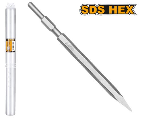 Ingco 17x350mm Hex Chisel DBC0513501 — SEPTFOUR INDUSTRIAL SUPPLY