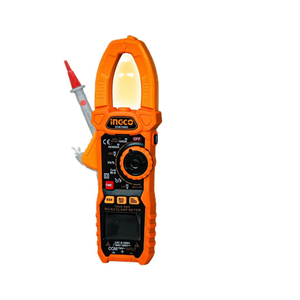 Ingco AC/DC Clamp Meter DCM10005 — SEPTFOUR INDUSTRIAL SUPPLY