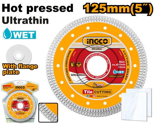 Ingco 125mm (5") Ultrathin Diamond Disc (Mesh rim）DMD081251HT ...