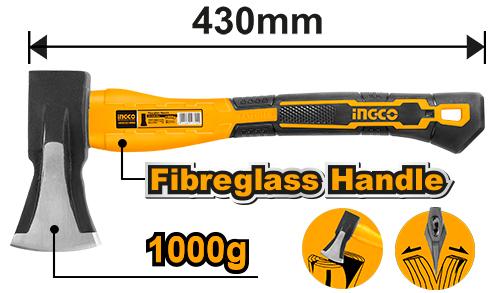 Ingco 1000g Aircraft Axe HAX03010008 — SEPTFOUR INDUSTRIAL SUPPLY