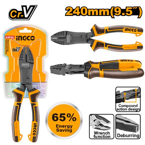 Ingco Compound Action Combination Pliers HCCP58240 — SEPTFOUR ...