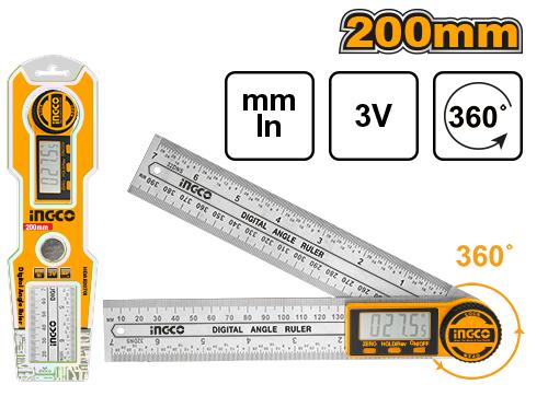 Ingco Digital Angle Ruler HDAR20701 — SEPTFOUR INDUSTRIAL SUPPLY