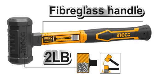 Ingco 2LB Dead Blow Mallet HDBM01028 — SEPTFOUR INDUSTRIAL SUPPLY
