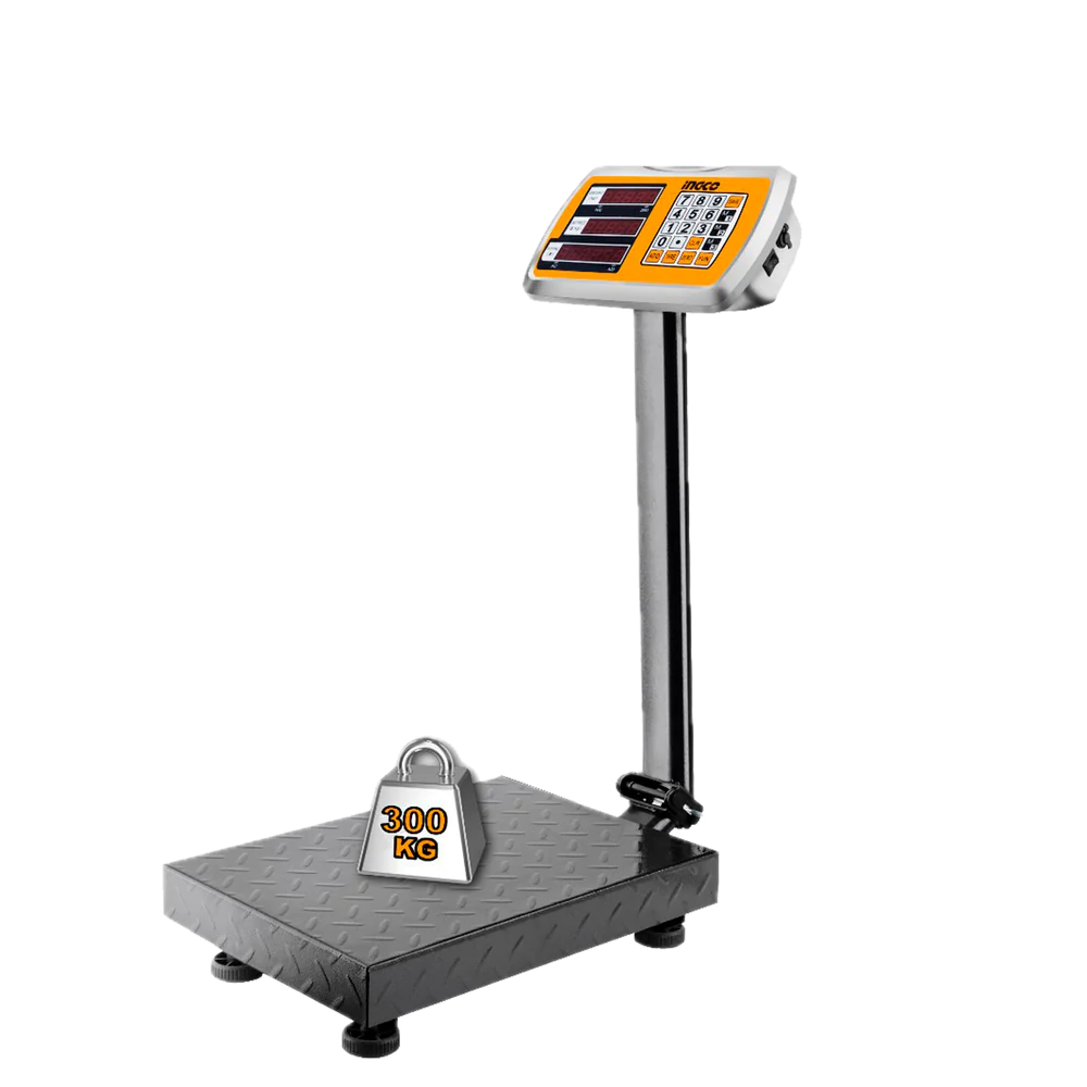 Ingco 300kg Rechargeable Electronic Weighing Scale HESA33003 — SEPTFOUR ...
