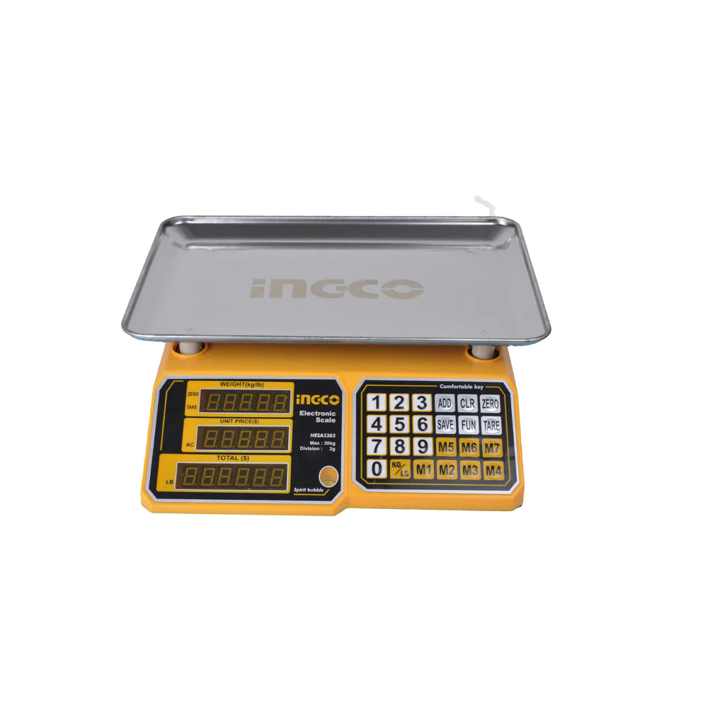 Ingco 30KG Electronic Digital Weighing Scale HESA3303 — SEPTFOUR ...