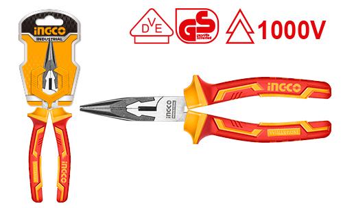 Ingco 6" Insulated Long Nose Pliers HILNP28168 — SEPTFOUR INDUSTRIAL SUPPLY