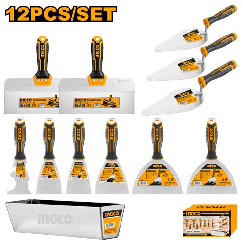 Ingco Bricklaying & Plastering Tools Set HKBPS1208 — SEPTFOUR ...