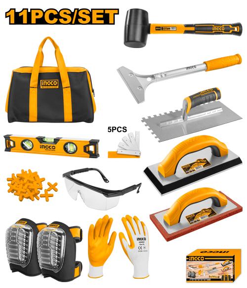 Ingco 11pcs Tiling Tools Set HKTTS1108 — SEPTFOUR INDUSTRIAL SUPPLY