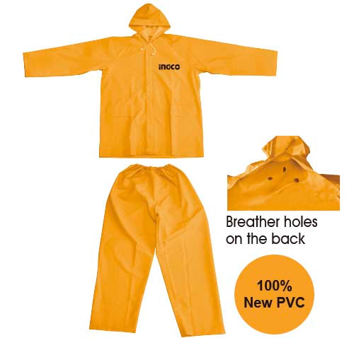 Ingco Rain Suit (XXL) HRCTSKT031.XXL — SEPTFOUR INDUSTRIAL SUPPLY