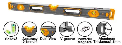 Ingco Spirit Level (With Powerful Magnets) HSL68120 — SEPTFOUR ...