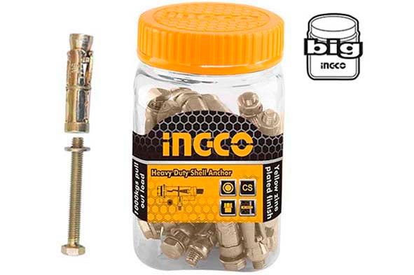 Ingco M865 Heavy Duty Shell Anchor HWHA0806511 — SEPTFOUR INDUSTRIAL SUPPLY