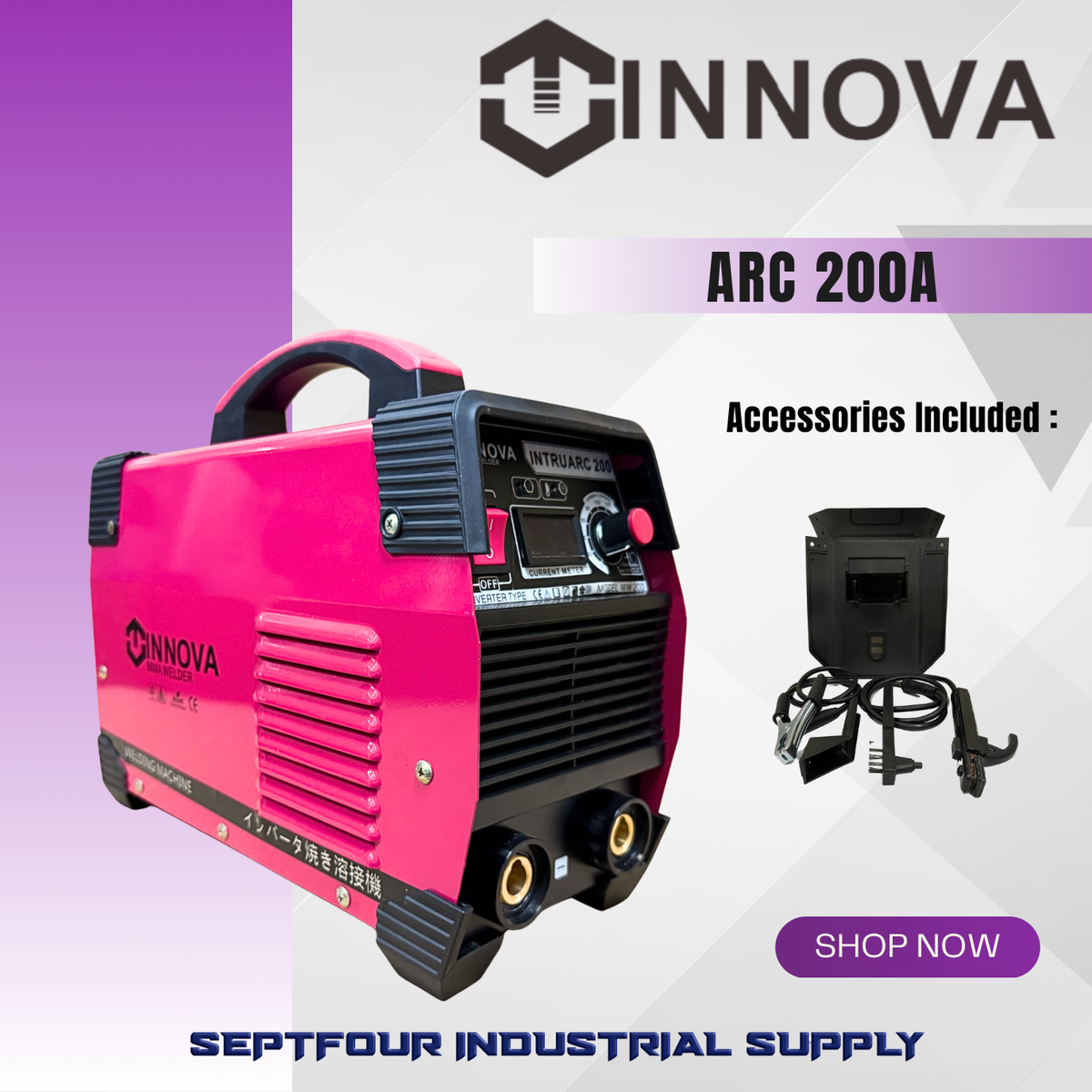 Innova DC Inverter Welding Machine — SEPTFOUR INDUSTRIAL SUPPLY