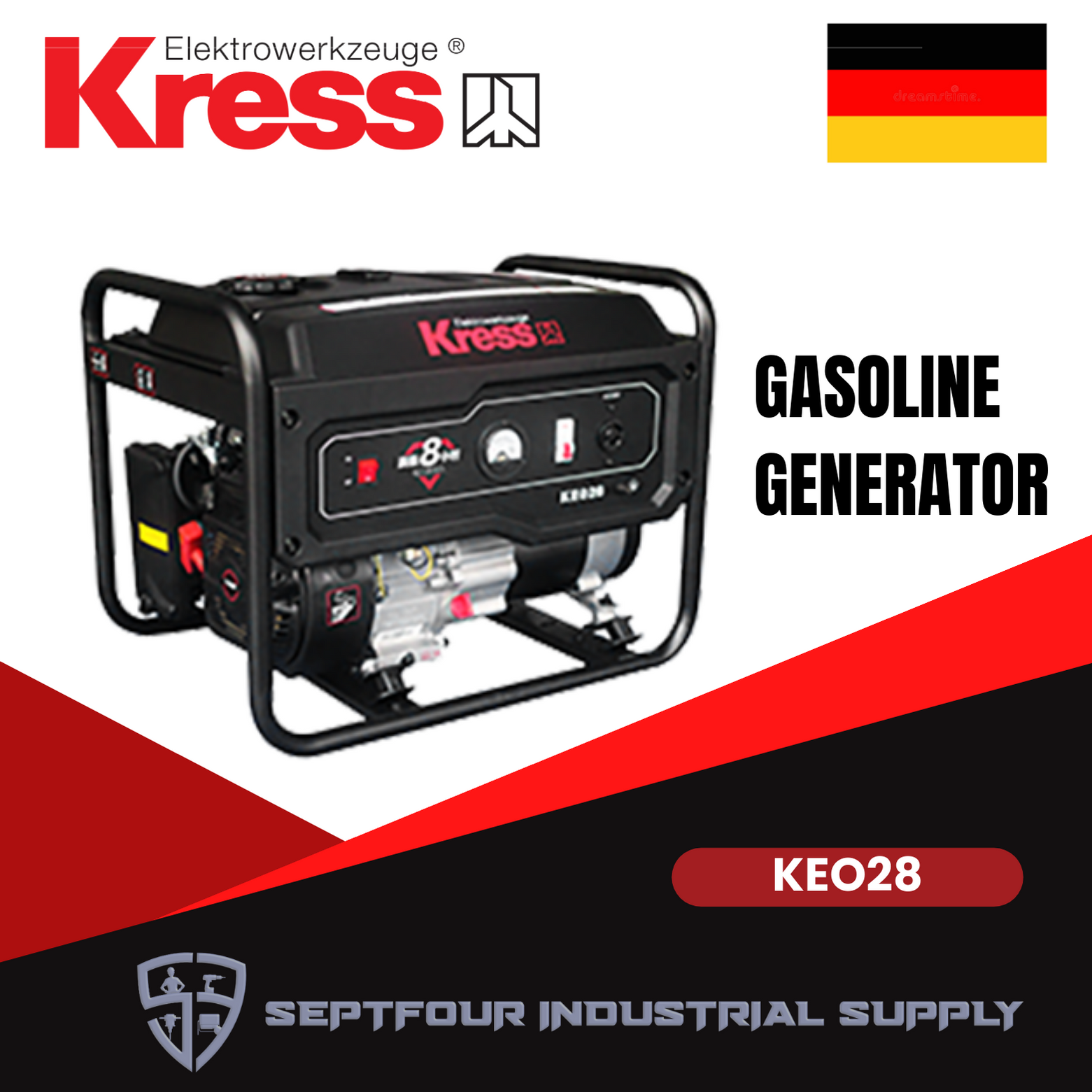 Kress Gasoline Generator — SEPTFOUR INDUSTRIAL SUPPLY