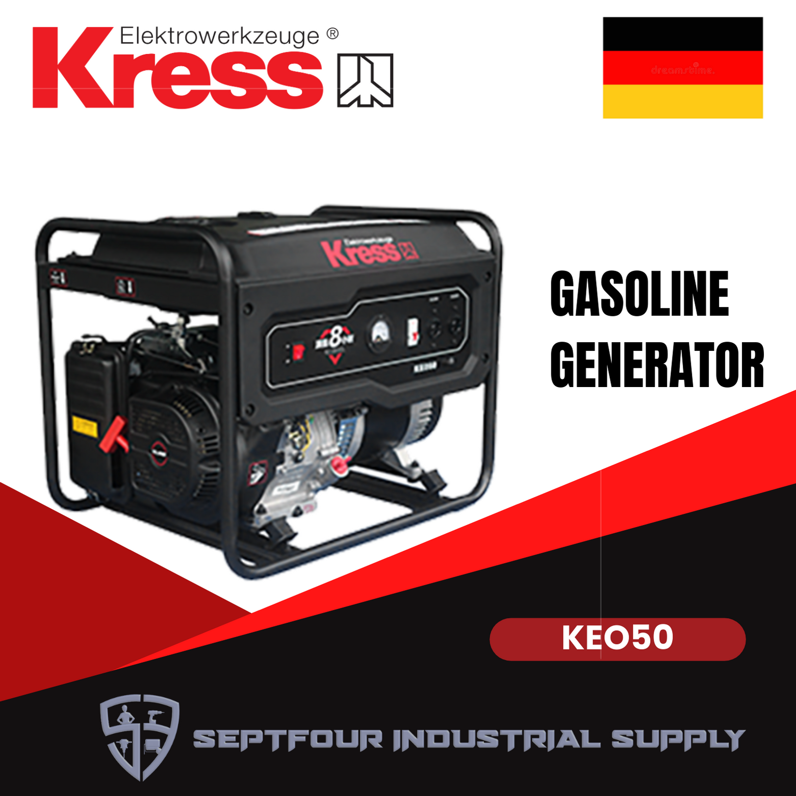 Kress Gasoline Generator — SEPTFOUR INDUSTRIAL SUPPLY