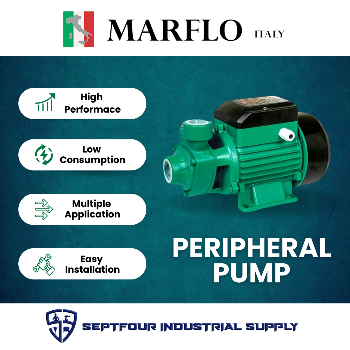 Marflo Peripheral/JET Waterpump (Set) — SEPTFOUR INDUSTRIAL SUPPLY