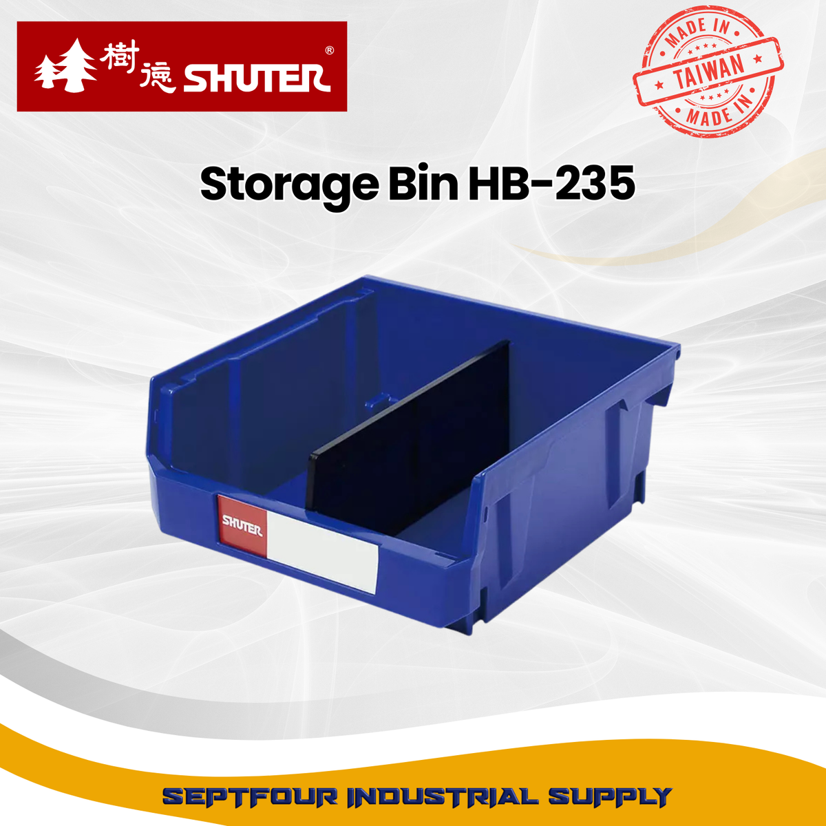 SHUTER Stacking, Nesting & Hanging Bin for Parts Storage Made In Taiwa — SEPTFOUR INDUSTRIAL SUPPLY