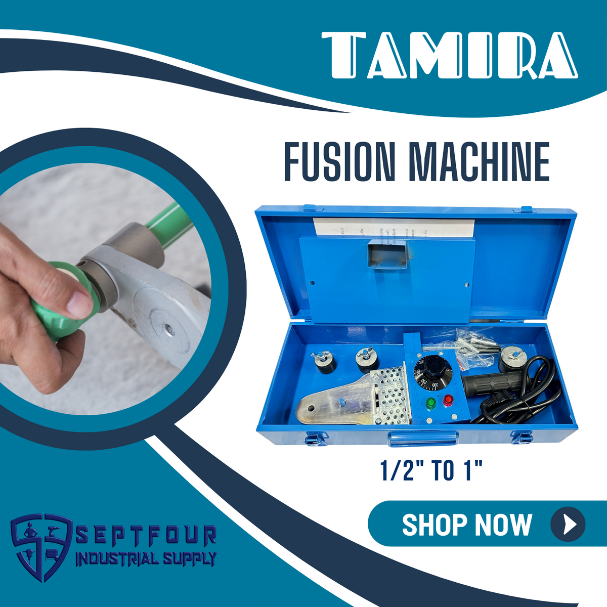 Tamira Fusion/PPR Welding Machine — SEPTFOUR INDUSTRIAL SUPPLY