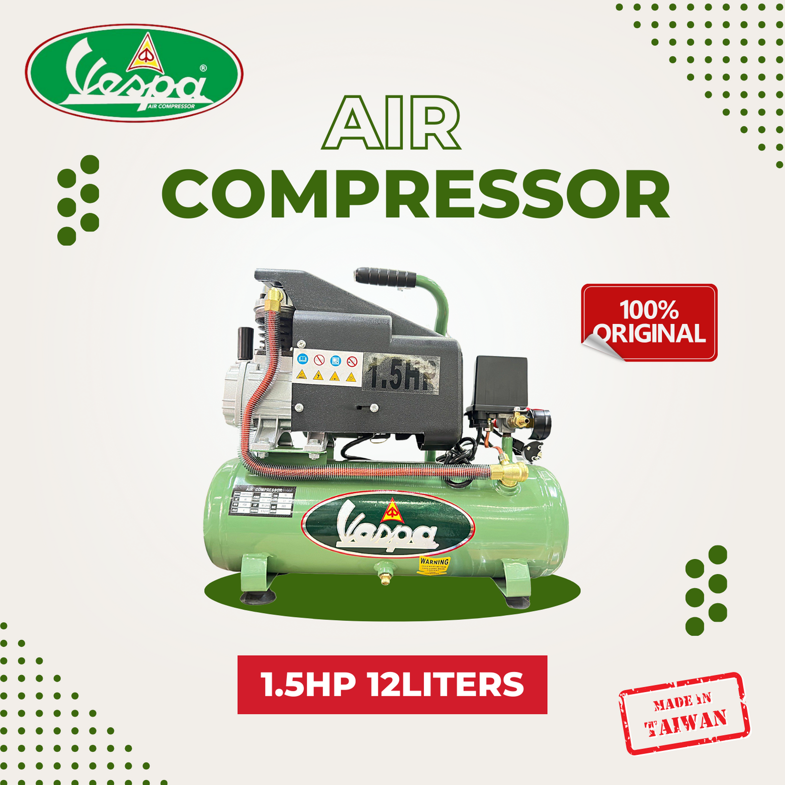 Vespa Air Compressor — SEPTFOUR INDUSTRIAL SUPPLY