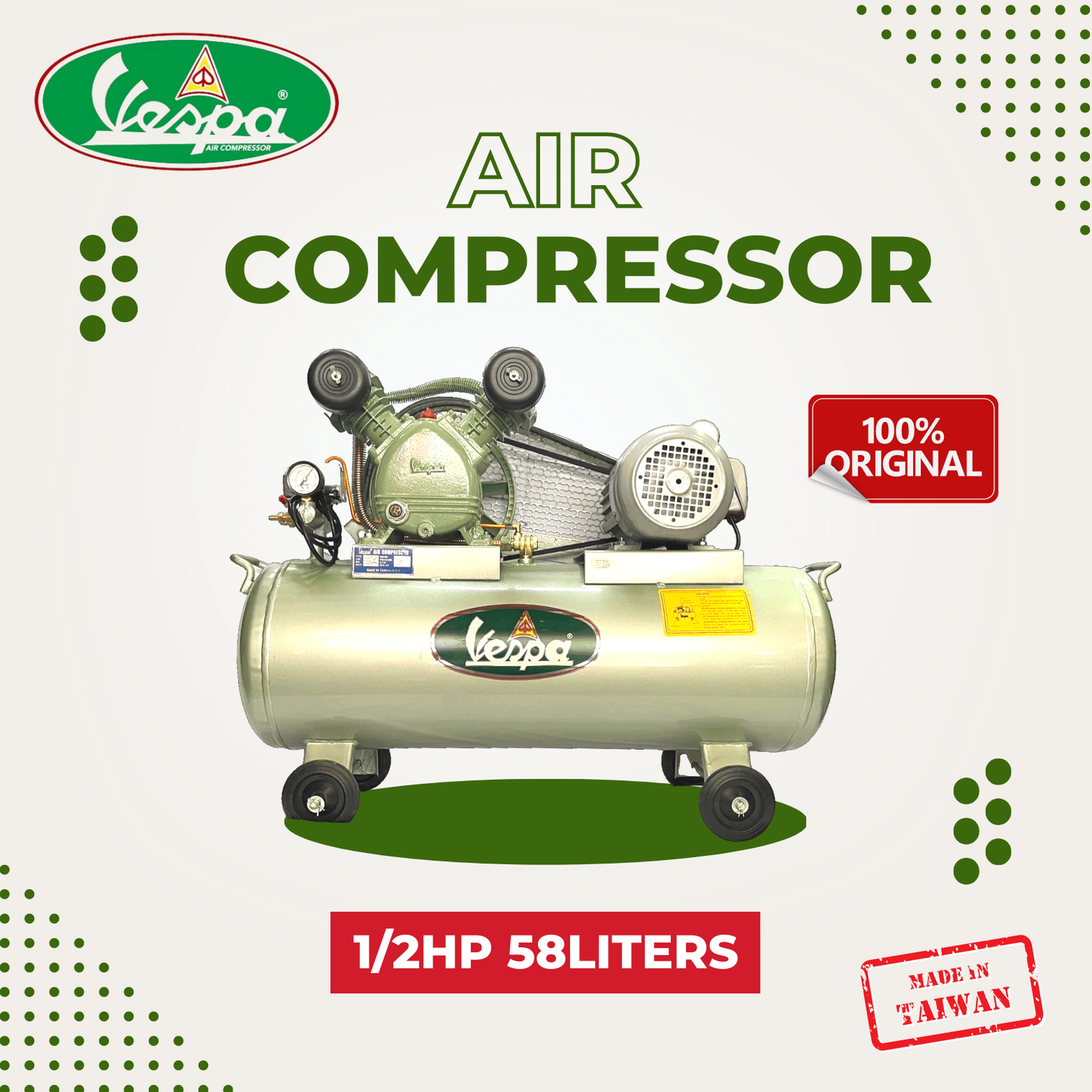 Vespa Air Compressor — SEPTFOUR INDUSTRIAL SUPPLY