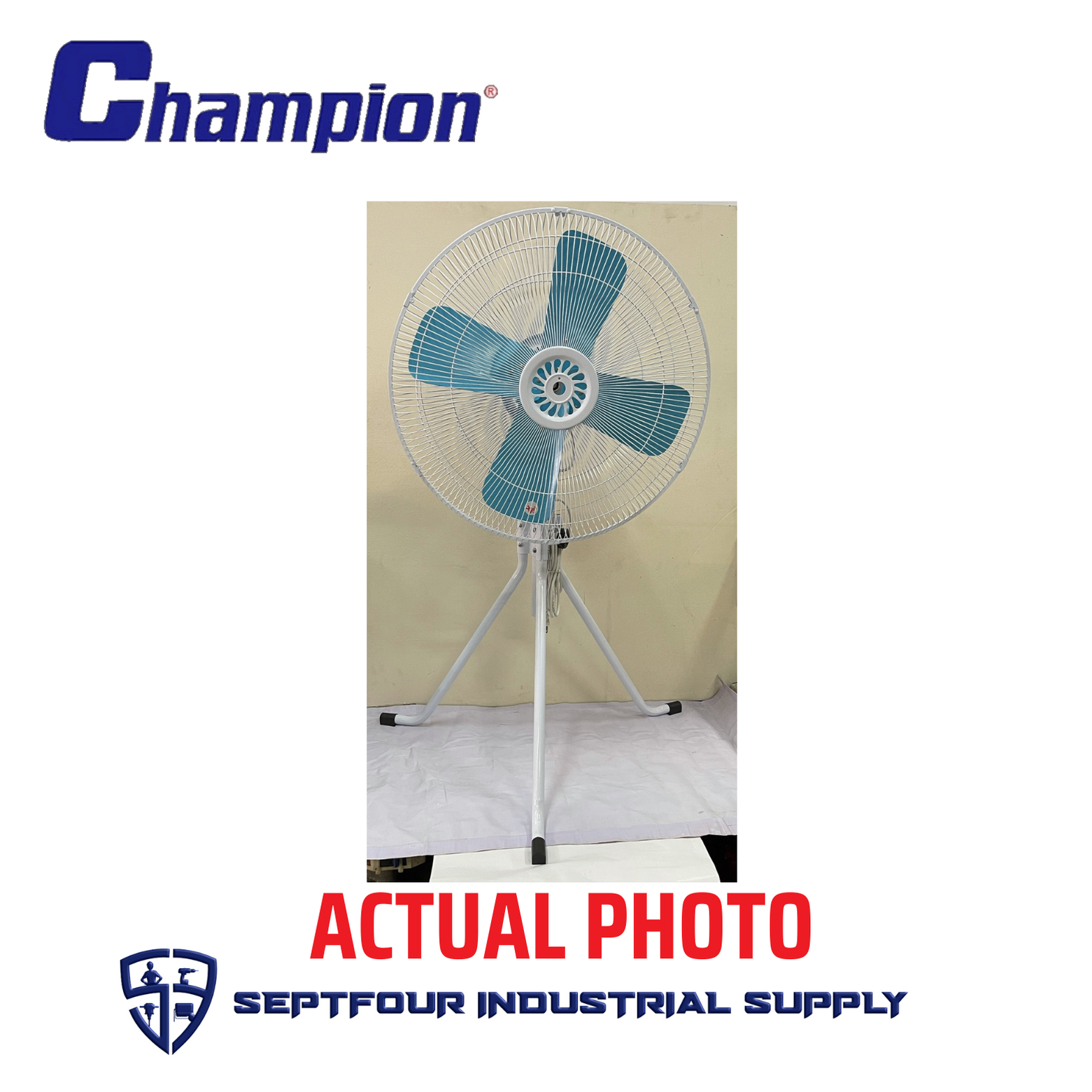 Champion Industrial Stand Fan (Made in Taiwan) — SEPTFOUR INDUSTRIAL SUPPLY