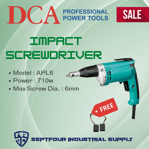 DCA 6mm Impact Screwdriver APL6 — SEPTFOUR INDUSTRIAL SUPPLY