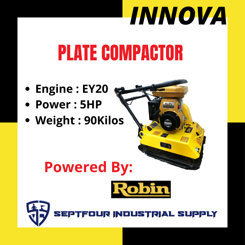Robin Engine Plate Compactor with Imported Base — SEPTFOUR INDUSTRIAL ...